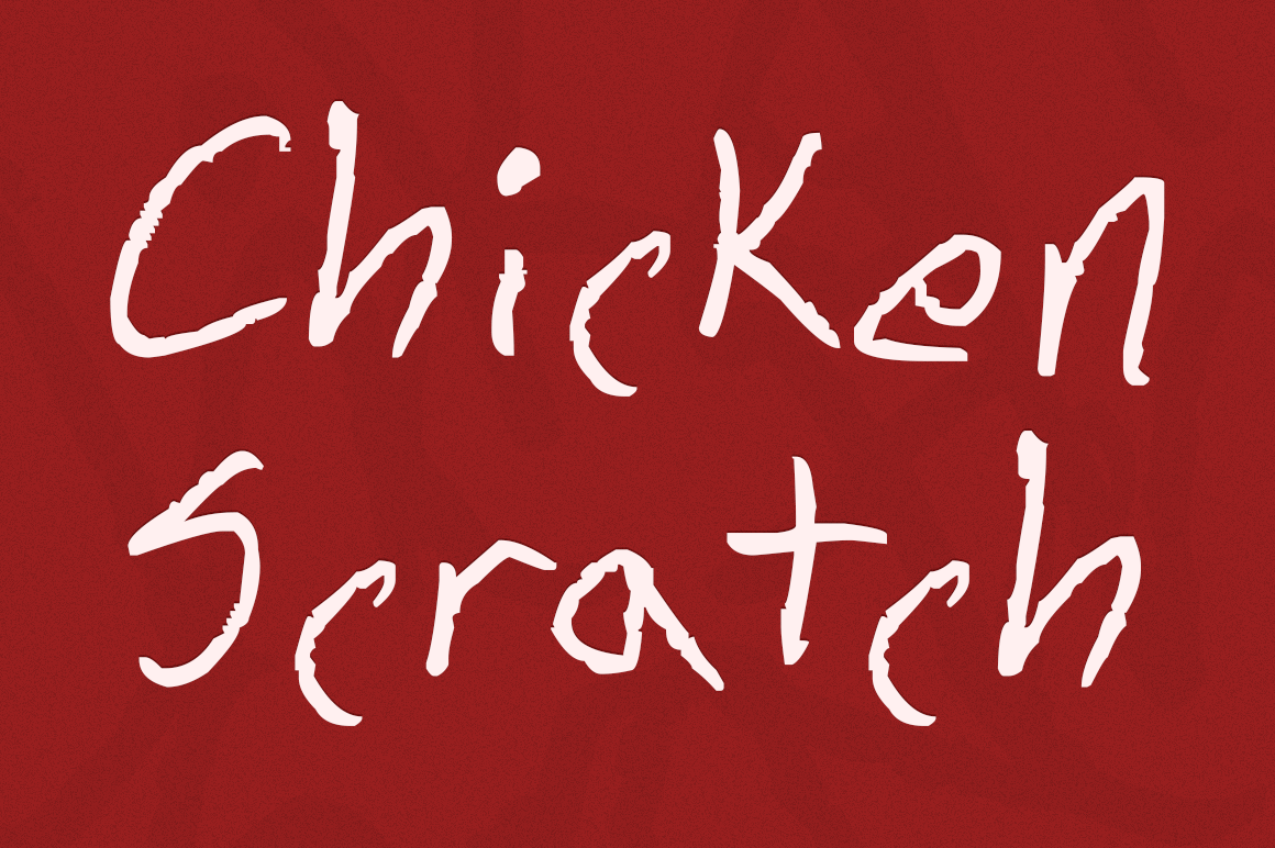 Chicken Scratch ~ Script Fonts on Creative Market