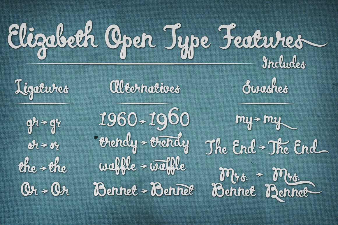 Elizabeth Script ~ Script Fonts on Creative Market