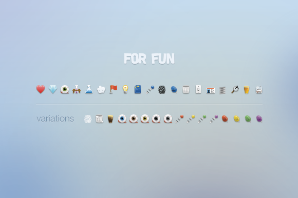 For Fun Icon set ~ Icons on Creative Market