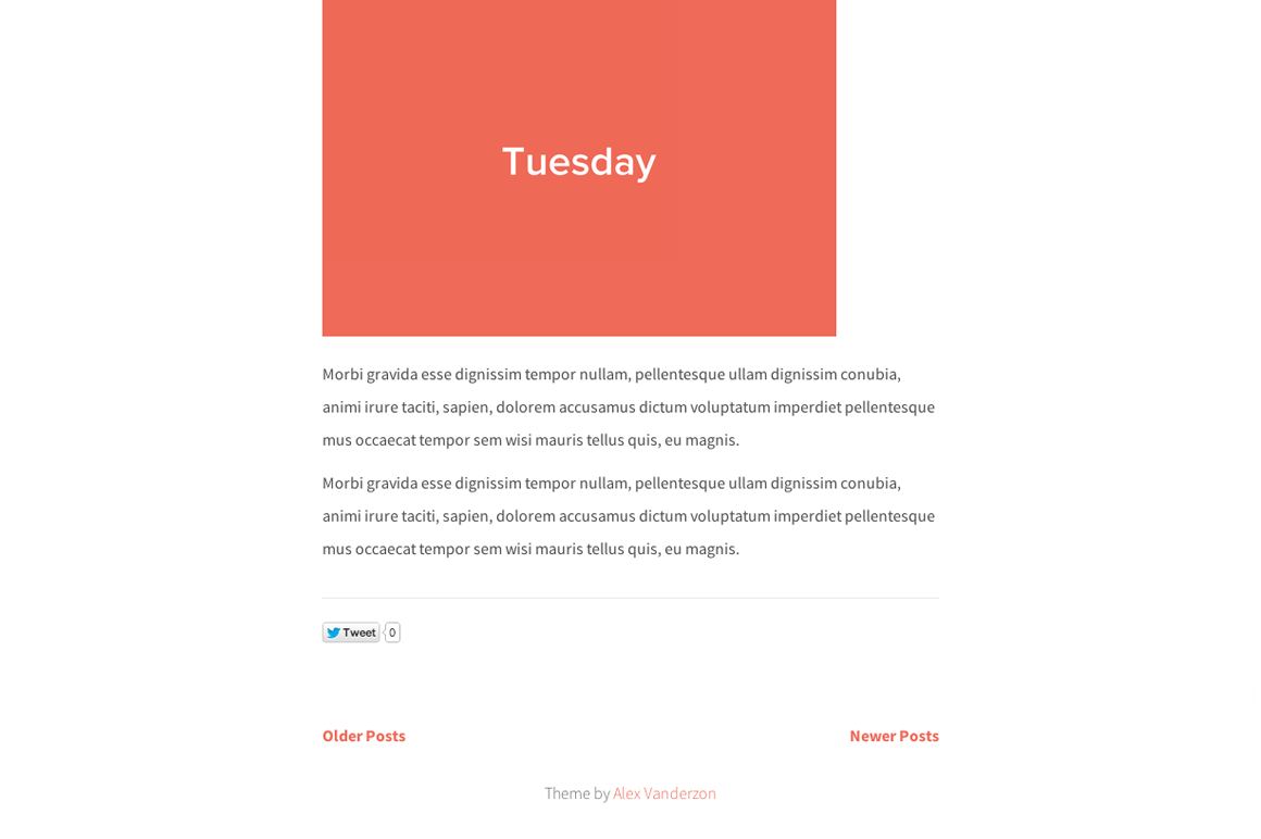 Just Type Tumblr Theme ~ Tumblr Themes on Creative Market