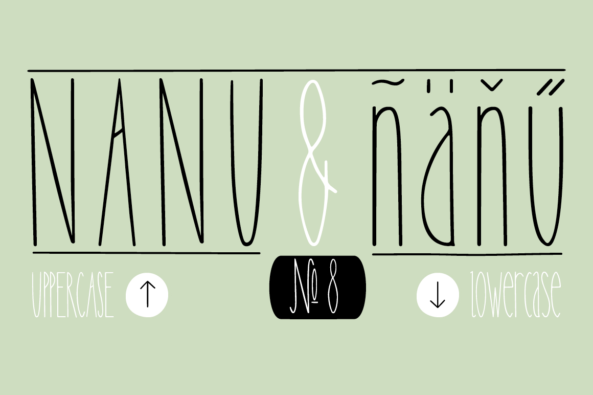 Nanu And Nanu Simple Ornaments ~ Sans Serif Fonts On Creative Market