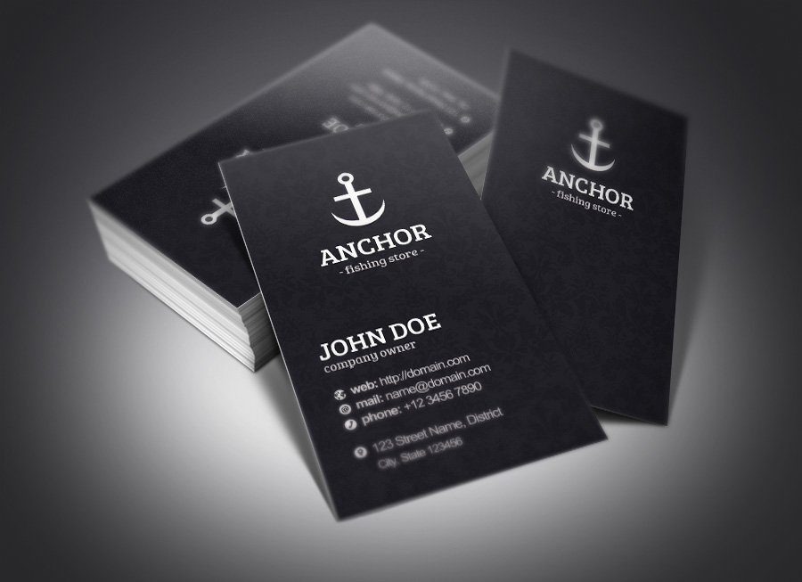 Anchor Business Cards ~ Business Card Templates on Creative Market