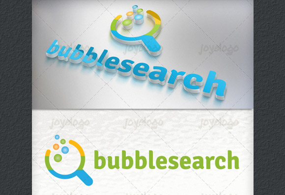 App Pixel Circles Bubble Search Logo ~ Logo Templates on Creative Market