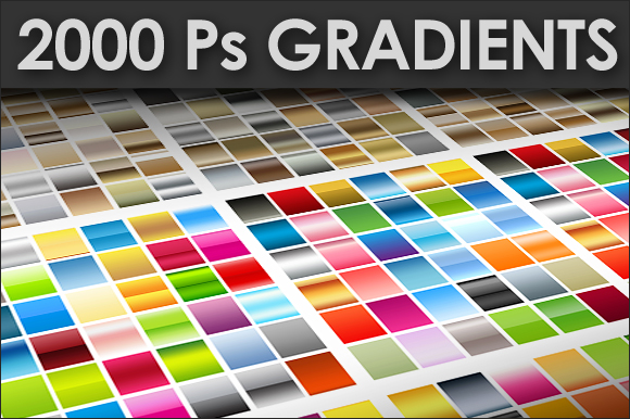 2000+ Photoshop Gradients ~ Gradients on Creative Market
