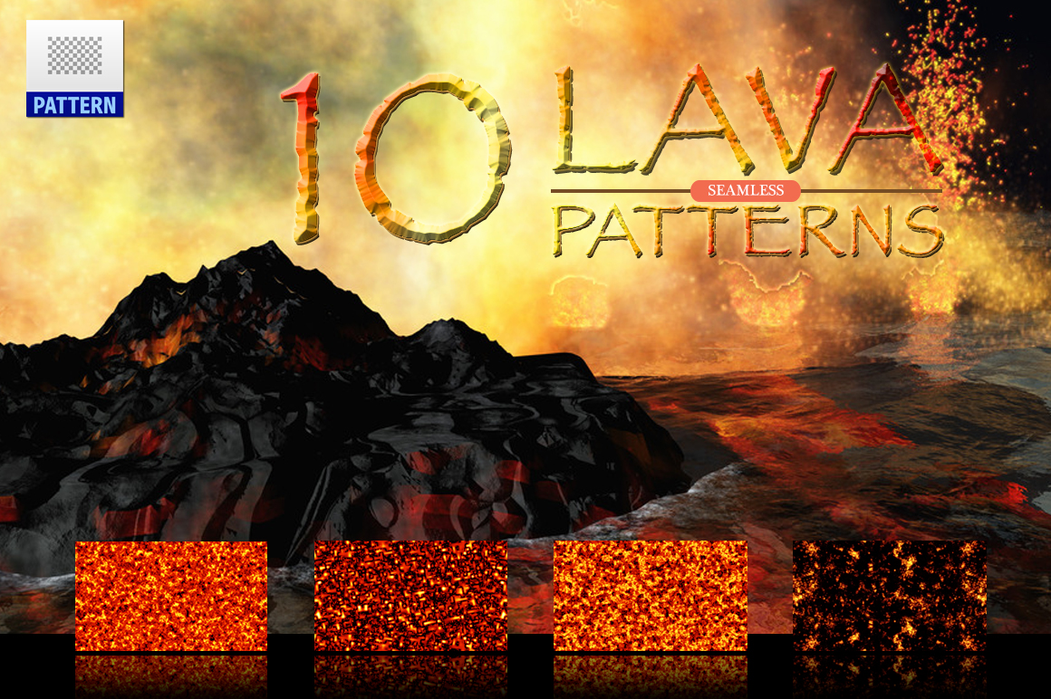 Lava Patterns ~ Patterns on Creative Market