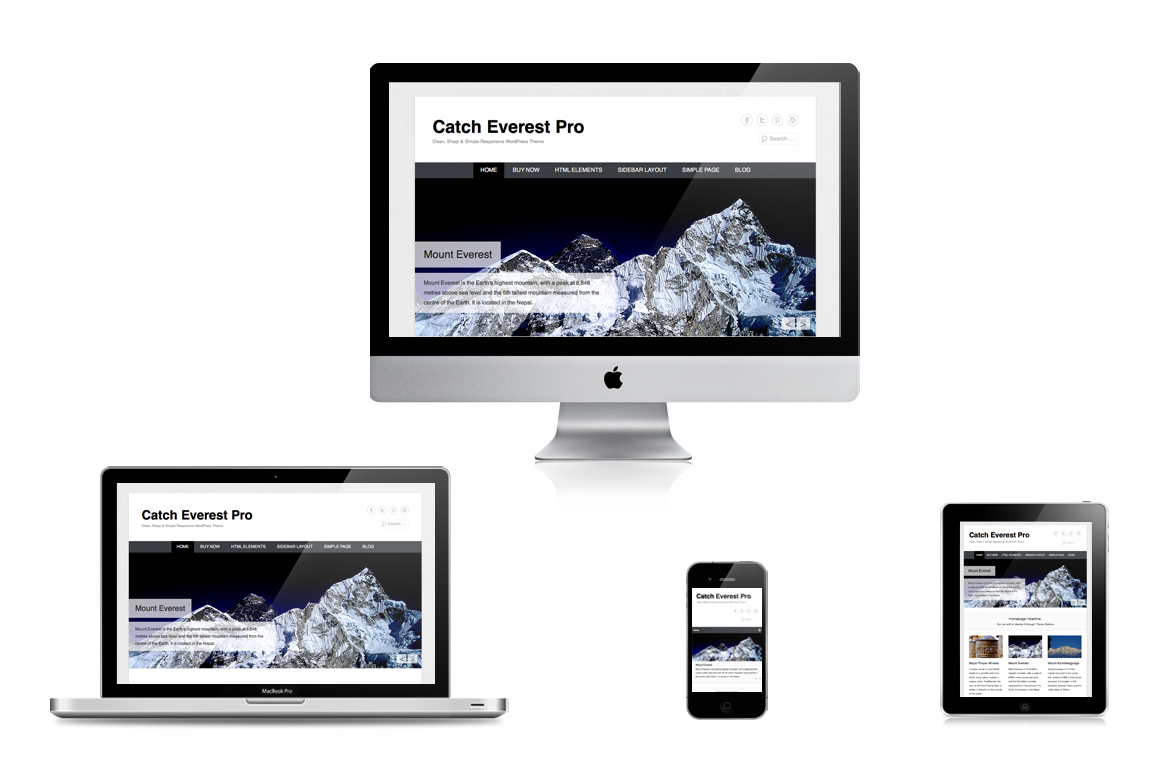 Catch Everest Pro ~ WordPress Themes on Creative Market