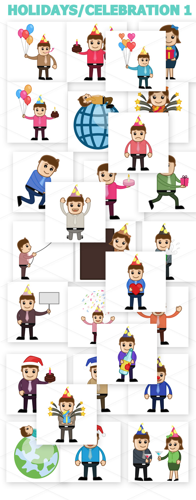 50+ Holidays & Celebration Concepts ~ Illustrations on Creative Market