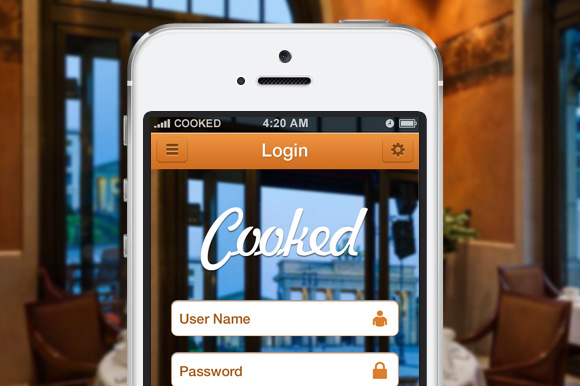 Cooked iPhone App Template ~ Website Templates on Creative Market