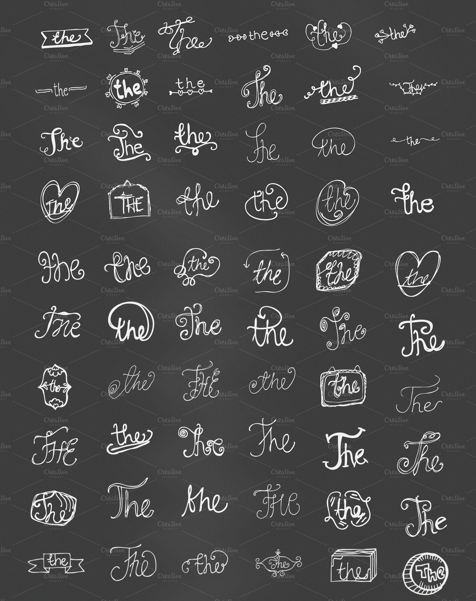 [-20%] 240+ Hand-drawn Items Bundle ~ Illustrations on Creative Market