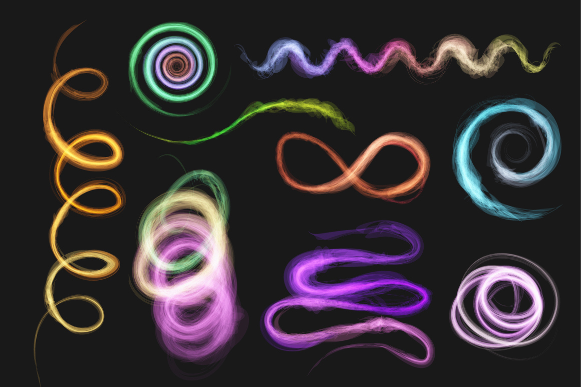 Illustrator Glow Brush Set ~ Brushes on Creative Market