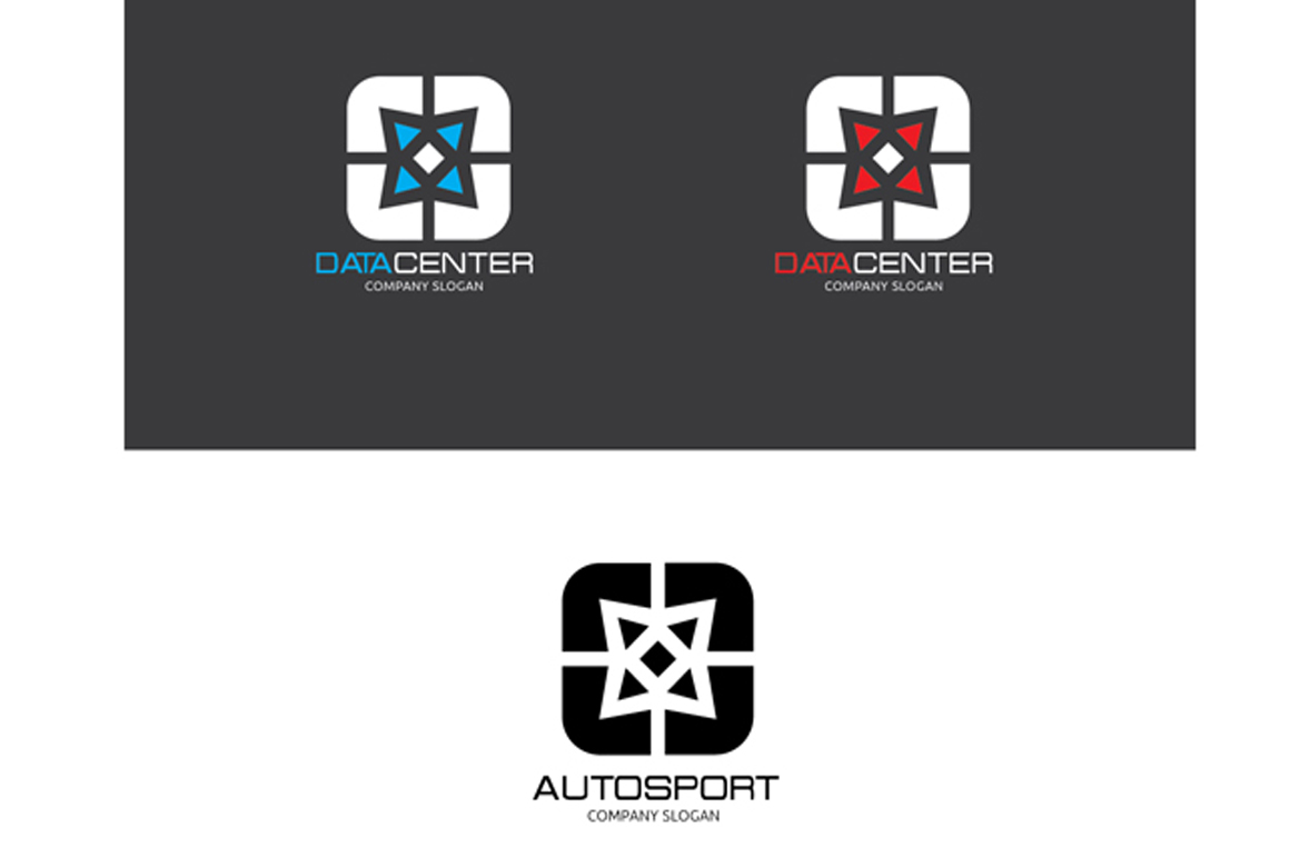 Data Center 2 ~ Logo Templates on Creative Market