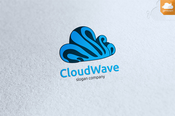 Cloud Wave ~ Logo Templates on Creative Market