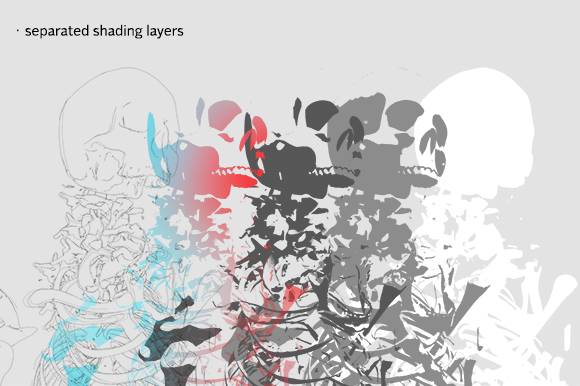 Shattering Skeleton Illustration ~ Illustrations on Creative Market