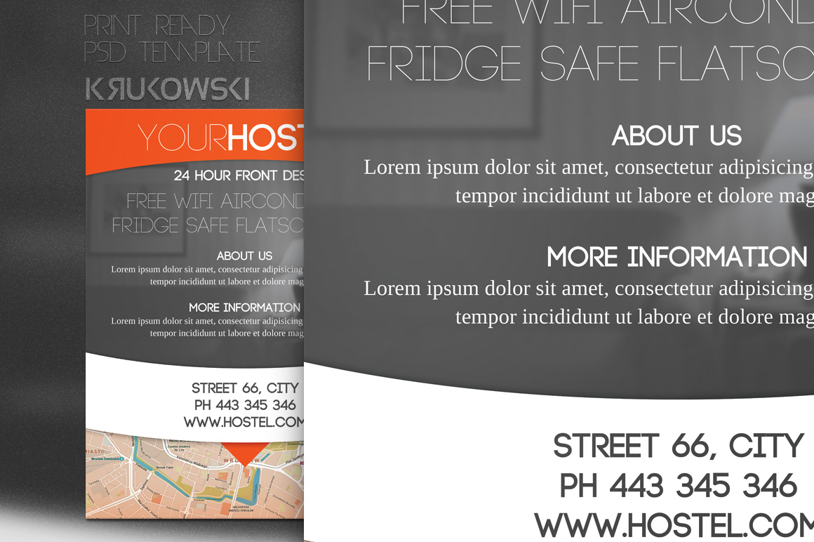 Hostel Flyer ~ Flyer Templates on Creative Market