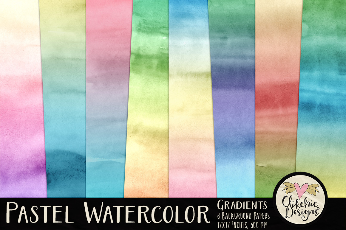 Pastel Watercolor Gradients Textures ~ Textures on Creative Market