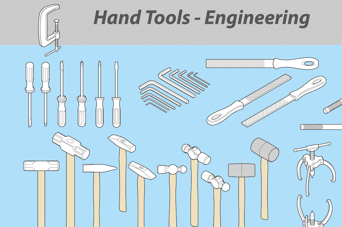 HandTools - Engineering ~ Illustrations on Creative Market