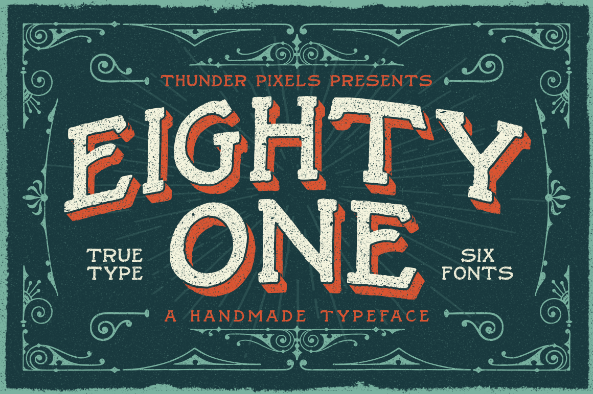 Eighty One Typeface ~ Display Fonts on Creative Market
