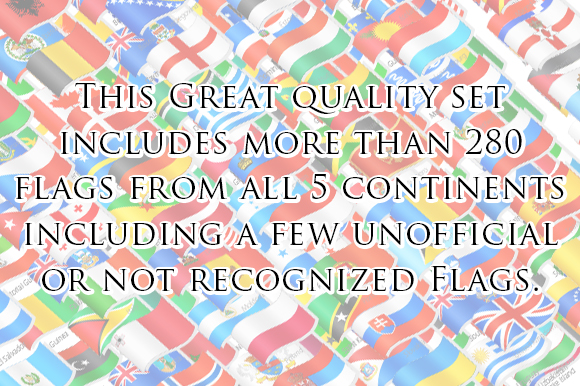 Huge 280+ Vector World Flags Set ~ Icons on Creative Market