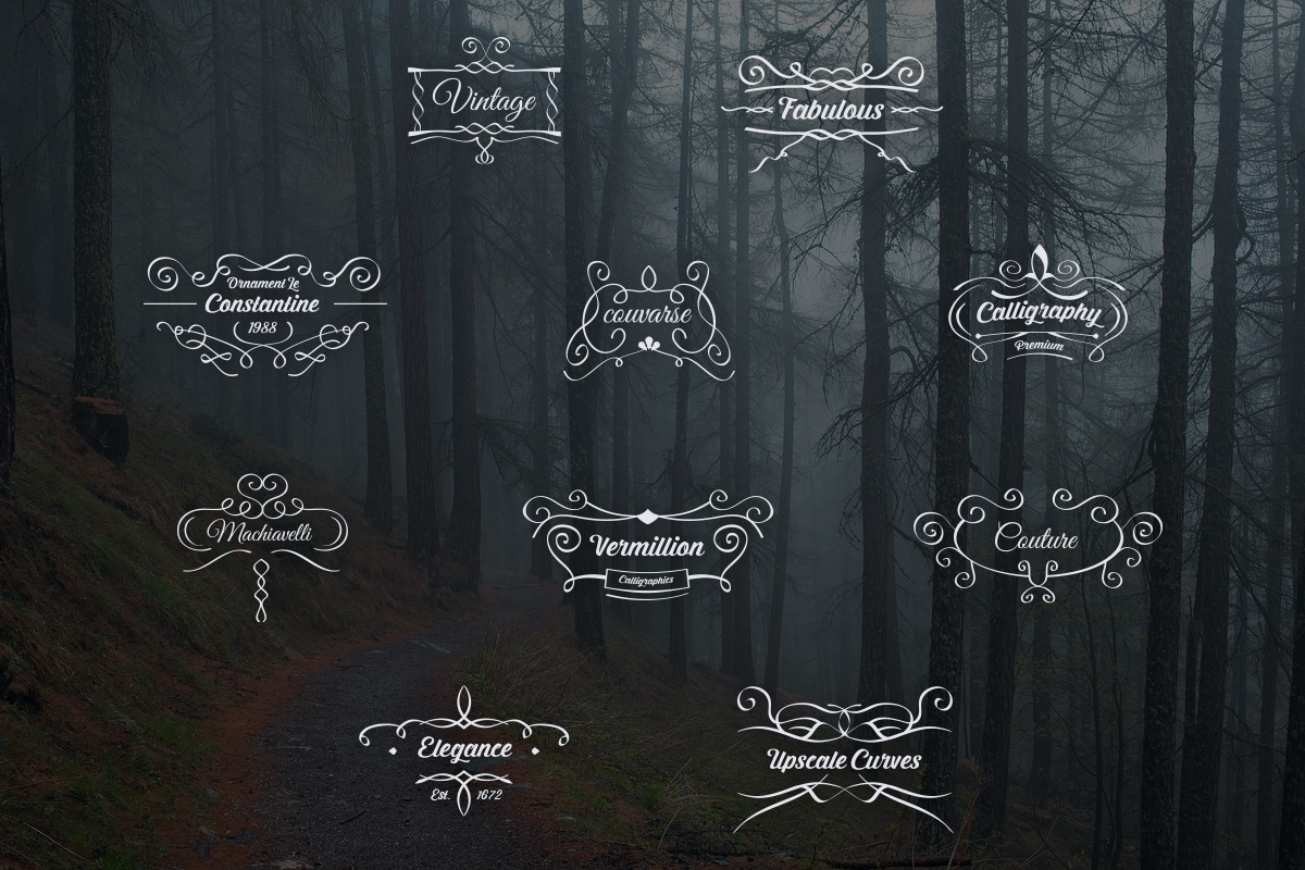 Calligraphy Badges ~ Logo Templates on Creative Market