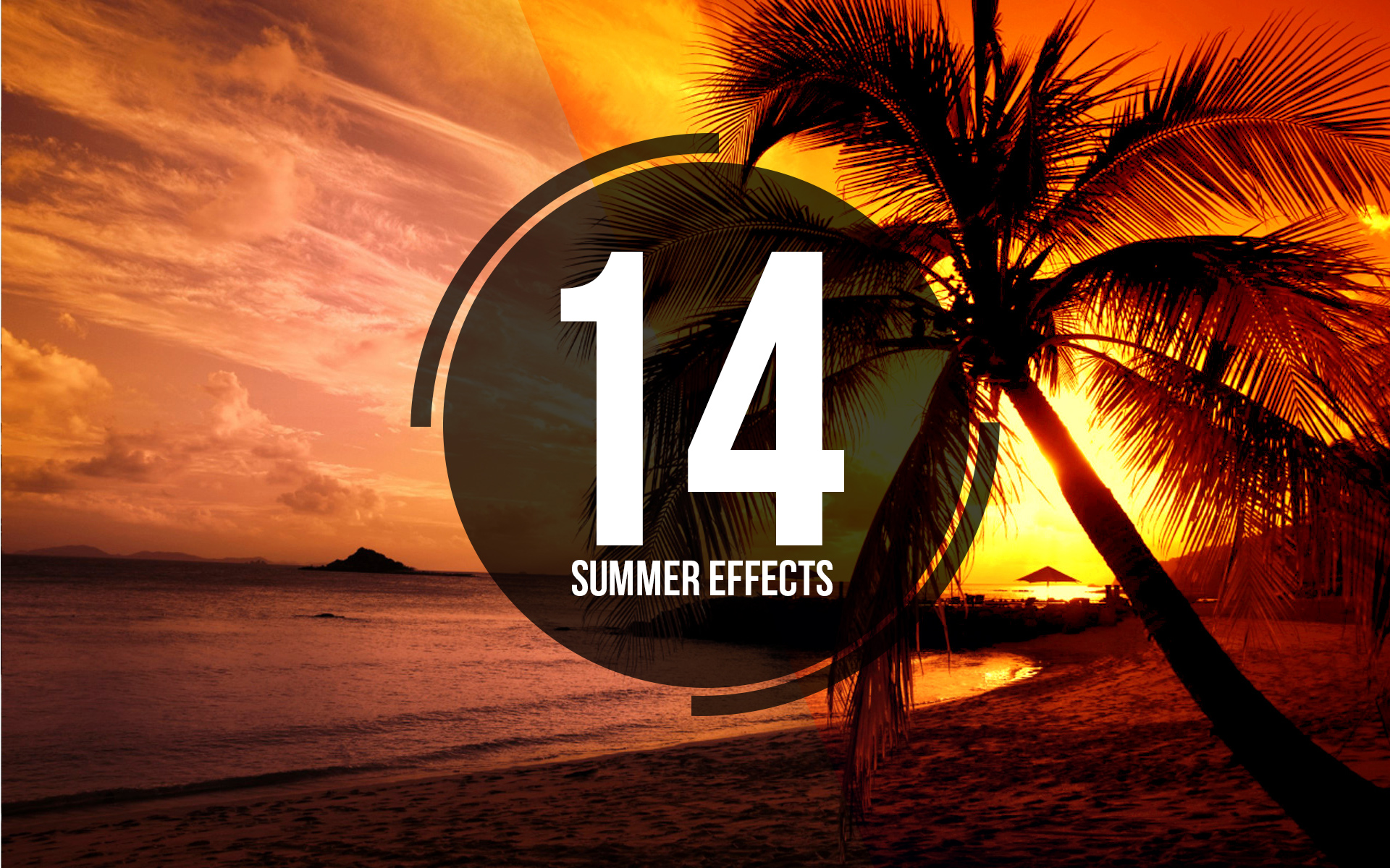 14 Premium Summer Effects ~ Actions on Creative Market