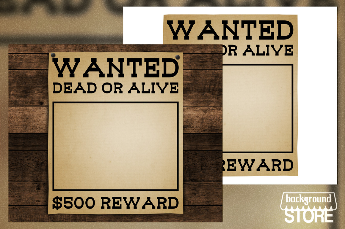 Wanted Poster Background ~ Textures on Creative Market
