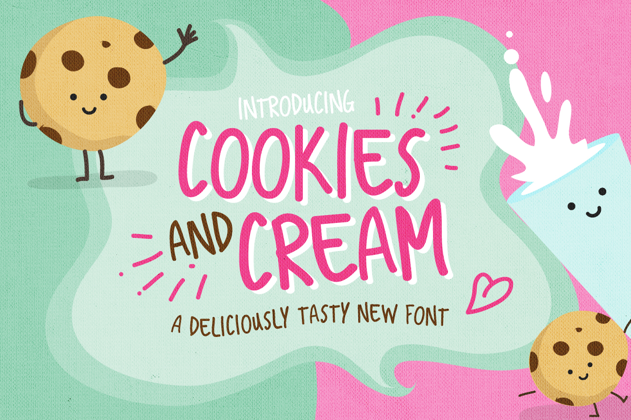Cookies And Cream Typeface ~ Script Fonts on Creative Market