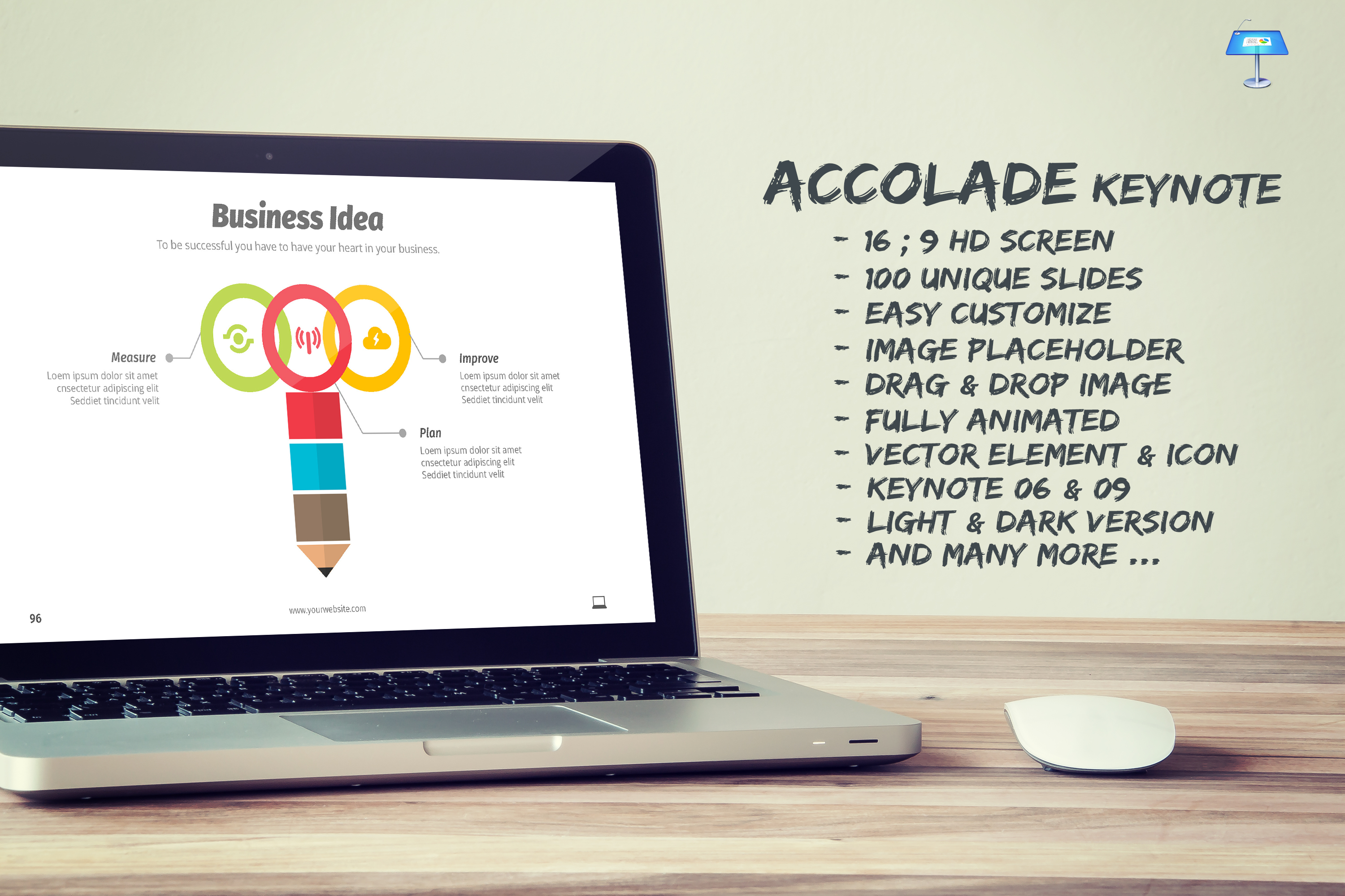 Accolade Keynote Template ~ Presentation Templates on Creative Market