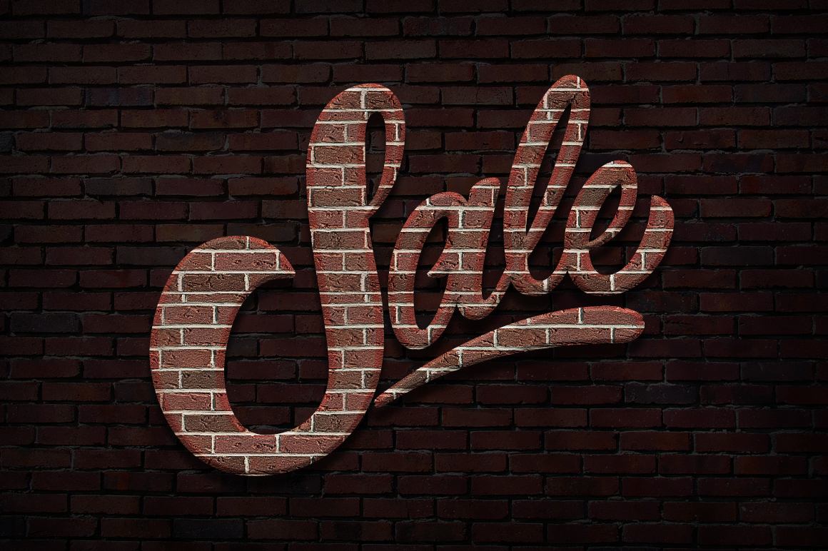 Brick Text Styles for Photoshop ~ Layer Styles on Creative Market
