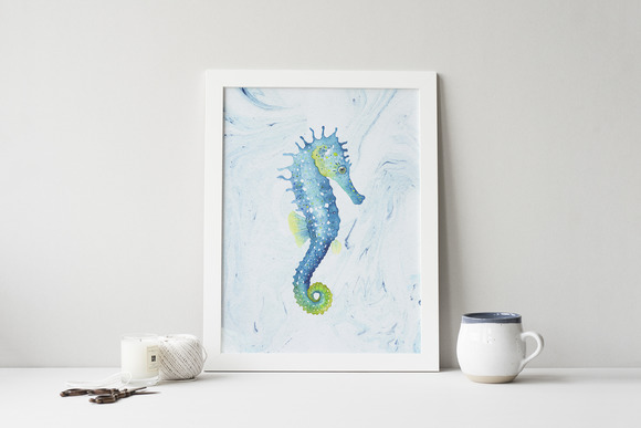 Seahorse Wallpaper Border