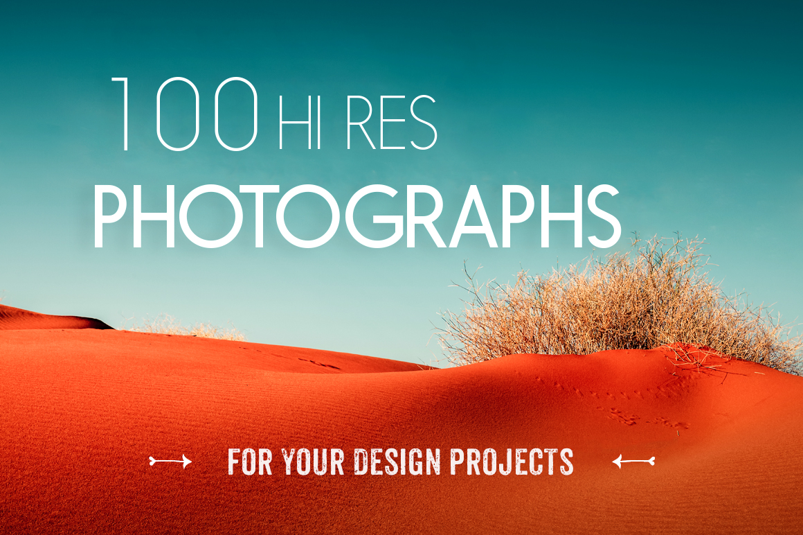 100 Hi-Res Photos ~ Web Elements on Creative Market