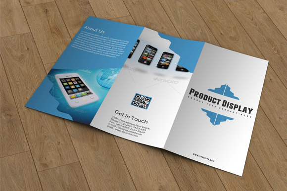 Product Display Trifold-V04 ~ Brochure Templates on Creative Market