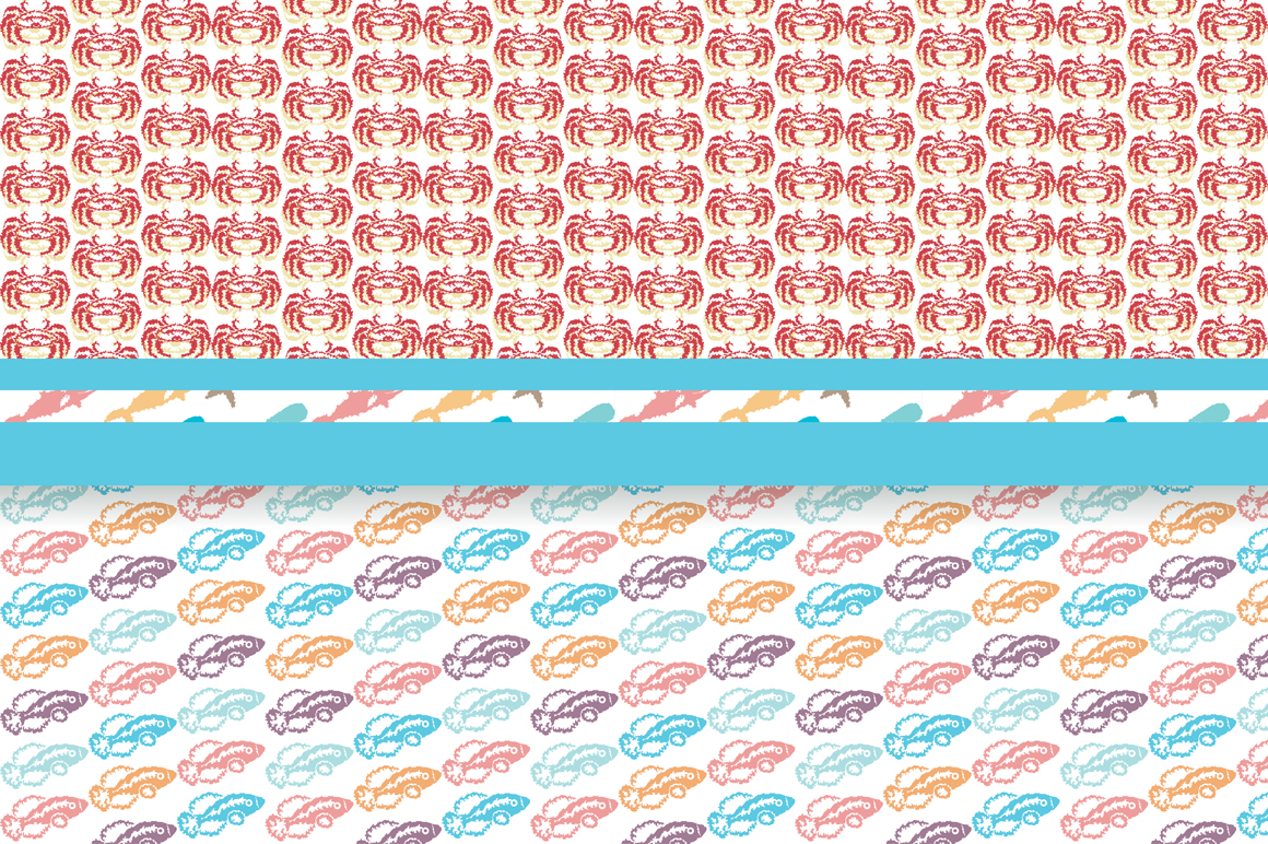 10 Marine Seamless Patterns ~ Patterns on Creative Market
