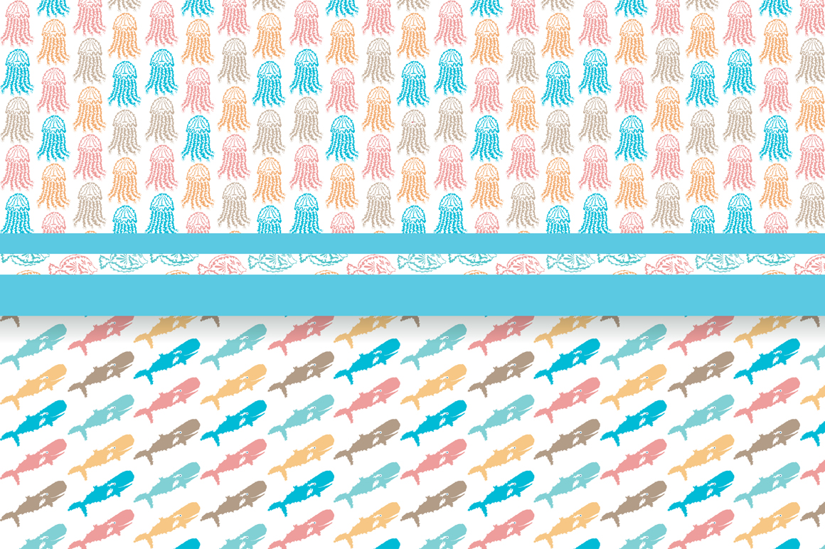 10 Marine Seamless Patterns ~ Patterns on Creative Market