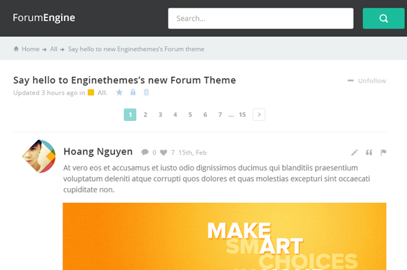 ForumEngine, WordPress Forum Theme ~ WordPress Themes on Creative Market