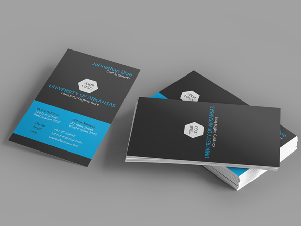University Business Card ~ Business Card Templates on Creative Market