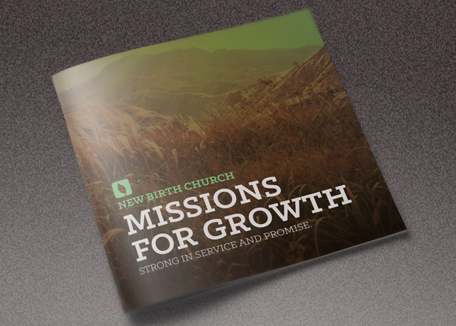Missions for Growth Church Brochure ~ Brochure Templates on Creative Market
