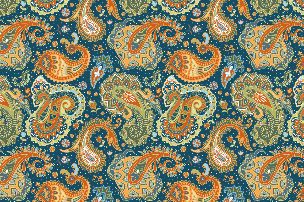 3 Paisley Seamless Patterns ~ Patterns on Creative Market