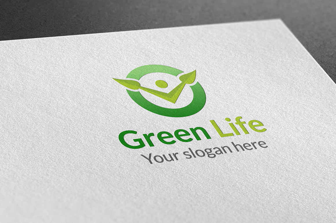 Green Life Logo ~ Logo Templates on Creative Market