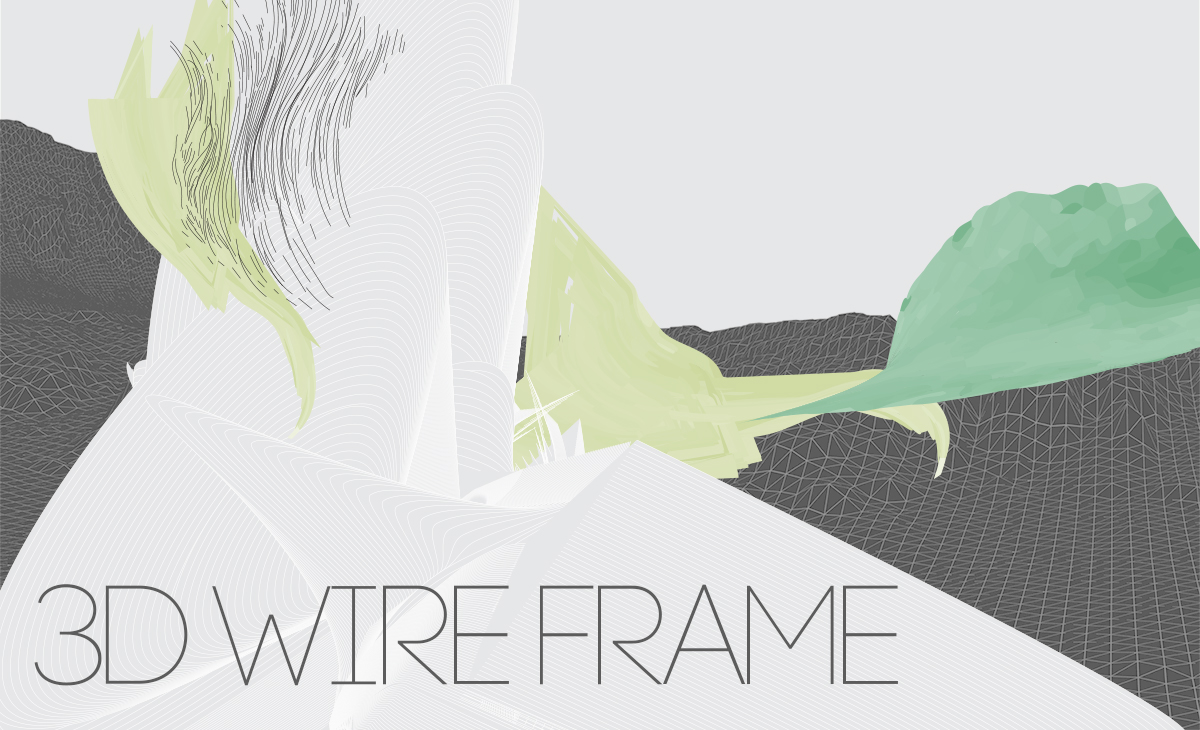 3D WIRE FRAME RENDERS SET-A ~ Graphics on Creative Market