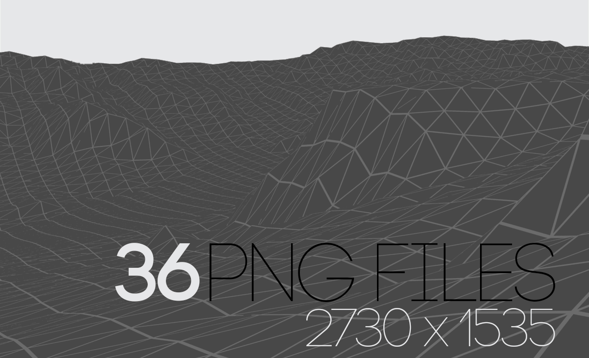 3D WIRE FRAME RENDERS SET-A ~ Graphics on Creative Market