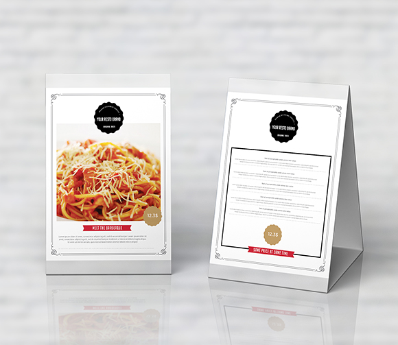 The Food Menu Package ~ Brochure Templates on Creative Market
