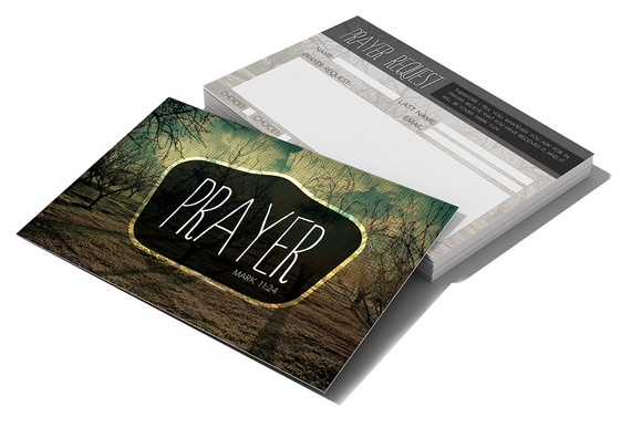 Prayer Request Card ~ Card Templates on Creative Market
