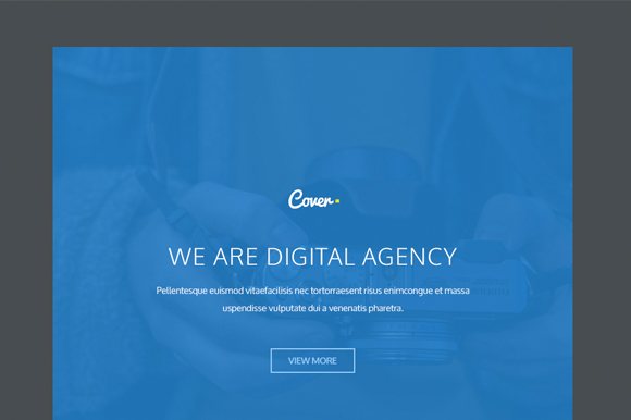 Cover – Responsive Email Newsletter ~ Website Templates on Creative Market