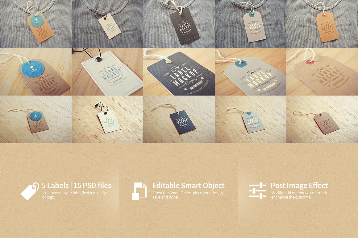 Tags / Labels Logo Mockup ~ Product Mockups on Creative Market