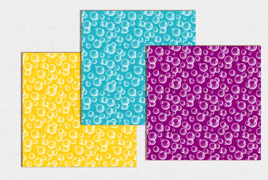 Bubble Texture digital paper pack ~ Patterns on Creative Market