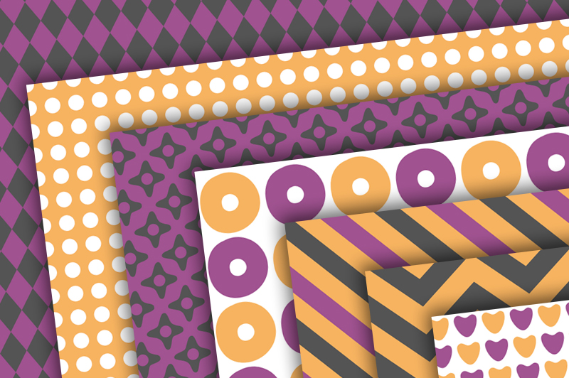 Halloween Digital Papers ~ Patterns on Creative Market