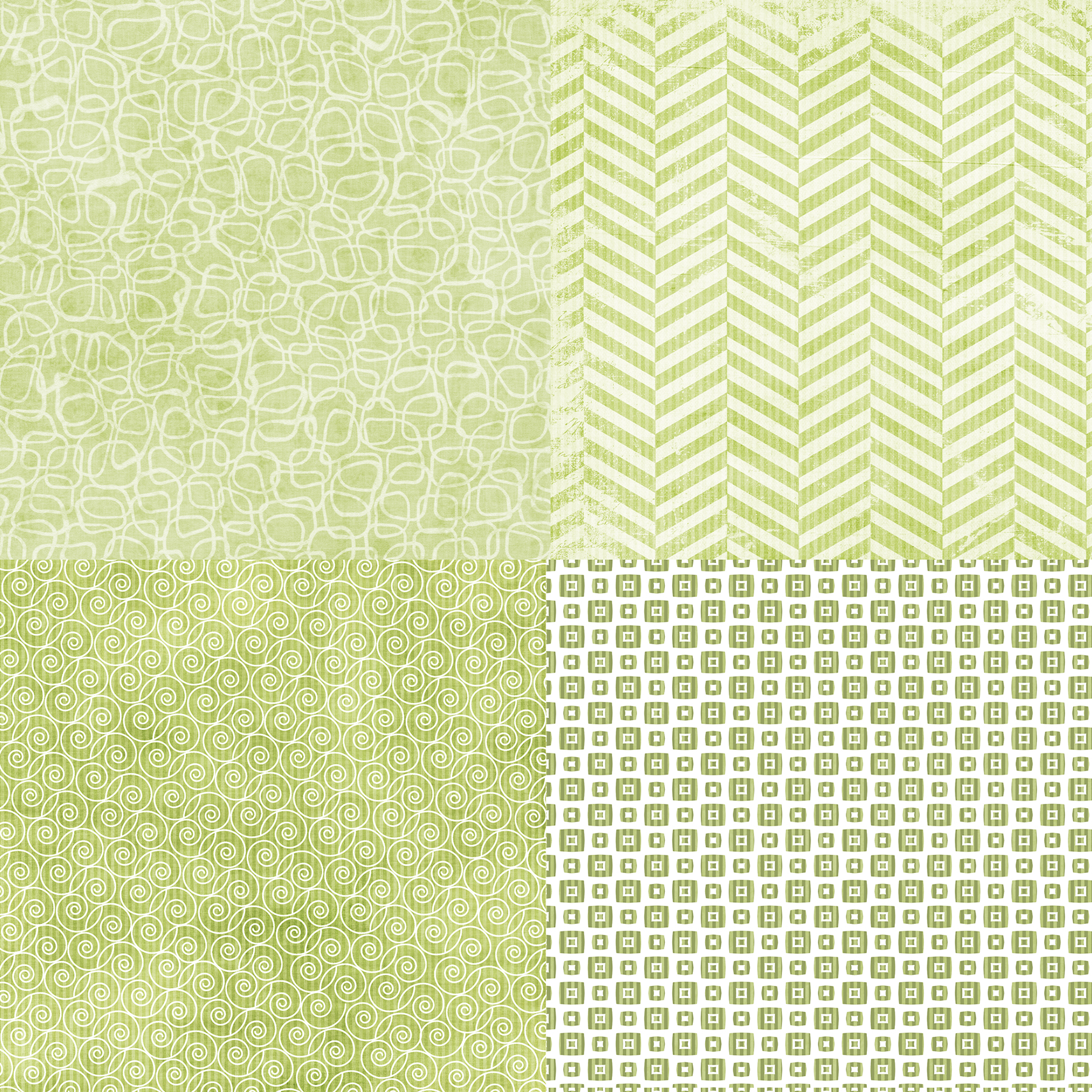 Wild About Green Digital Paper 12 ~ Patterns on Creative Market