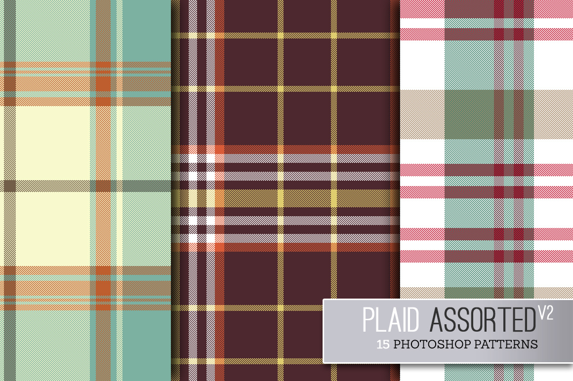 Plaid Assorted V2.0 ~ Patterns on Creative Market