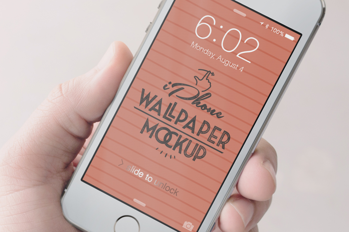 iPhone Wallpaper Mockup ~ Product Mockups on Creative Market