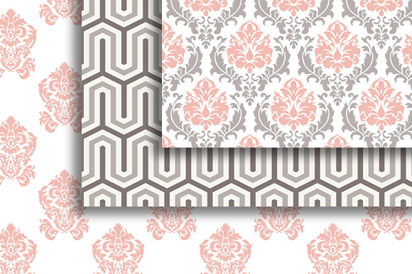 18 elegant Versailles style papers ~ Patterns on Creative Market